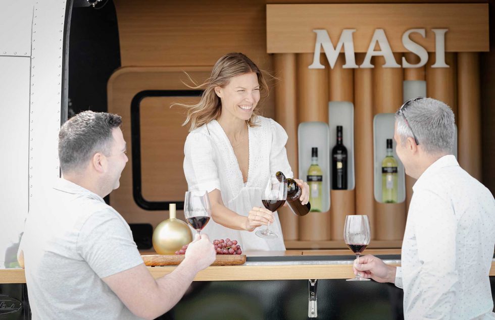 Masi Wines Custom Airstream Wine Tasting Trailer | Custom Airstream