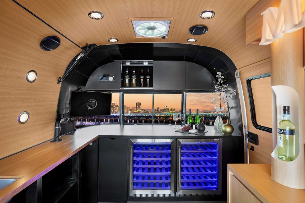 Masi Wines Custom Airstream Wine Tasting Trailer | Custom Airstream