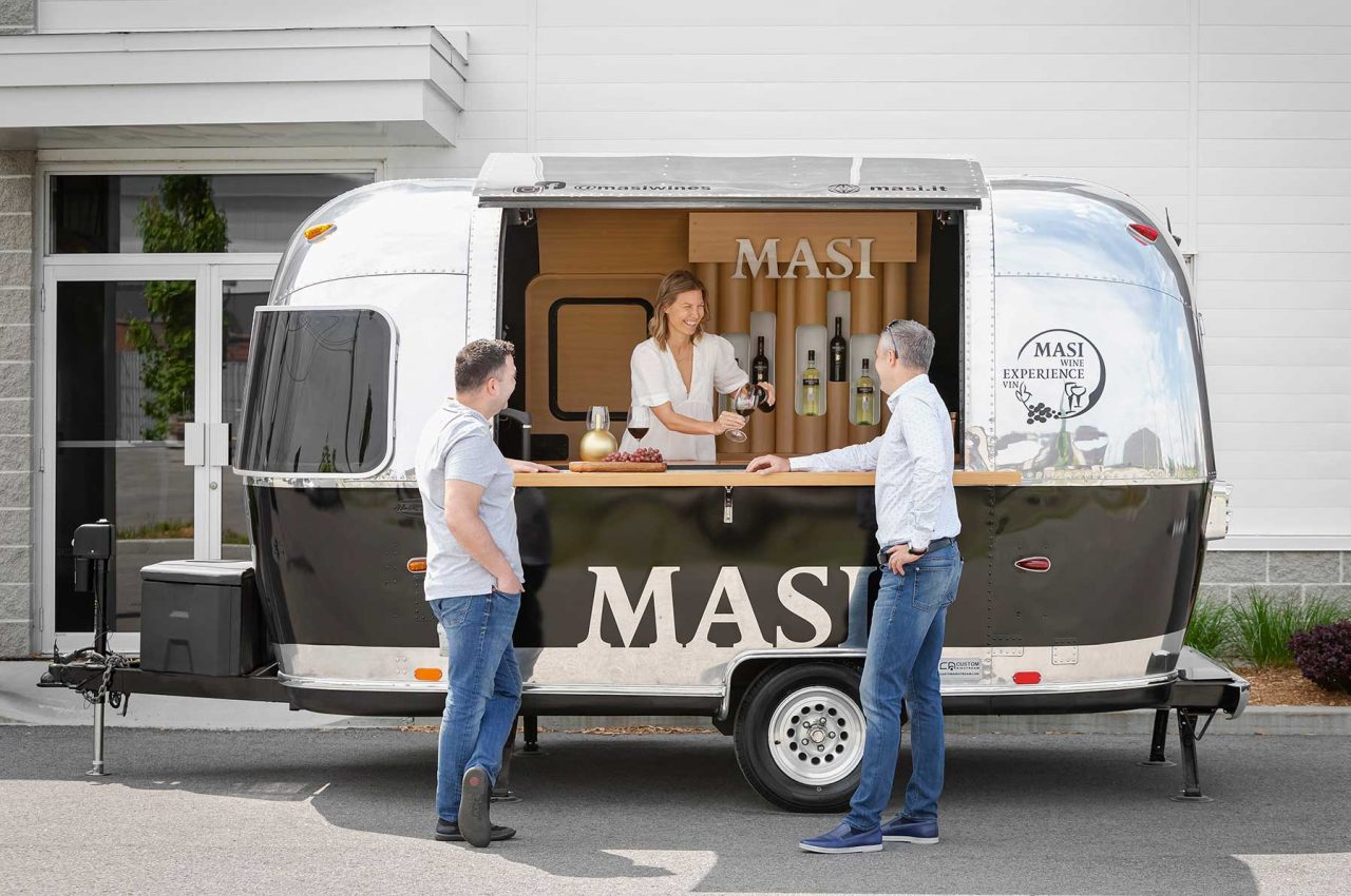 Masi Wines Custom Airstream Wine Tasting Trailer | Custom Airstream