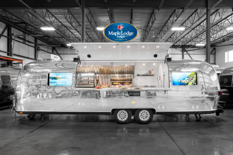 Maple Lodge Farms Airstream - Custom Airstream